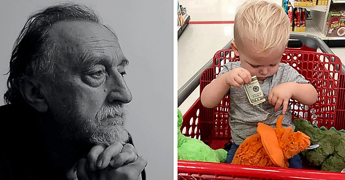 Un bunic îi dă 20 de dolari unui copil pe care l-a întâlnit la ...